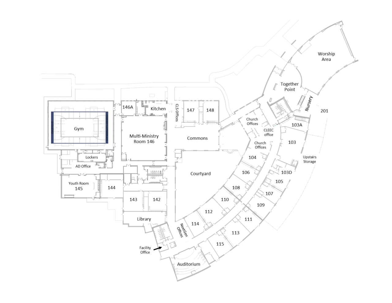 Campus Map | Christ Lutheran Church